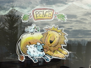 Animals & Winter Window Paintings - Graphic Garden Design Studio