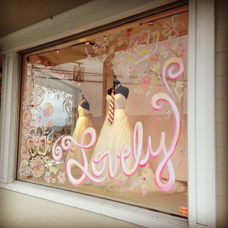 Promotional Window Paintings - Graphic Garden Design Studio