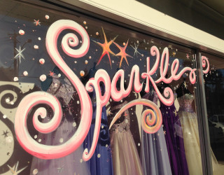 Spring & Summer Window Paintings - Graphic Garden Design Studio