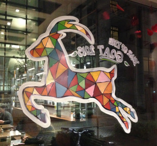 Promotional Window Paintings - Graphic Garden Design Studio