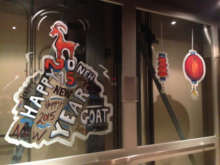 Promotional Window Paintings - Graphic Garden Design Studio