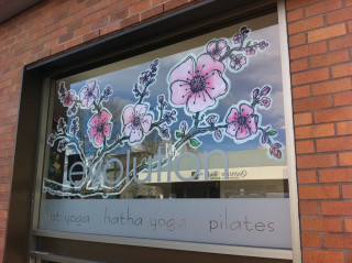 Spring & Summer Window Paintings - Graphic Garden Design Studio