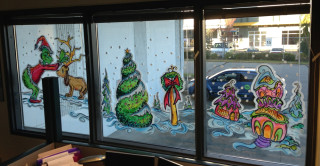 Character Window Paintings - Graphic Garden Design Studio