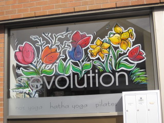 Spring & Summer Window Paintings - Graphic Garden Design Studio
