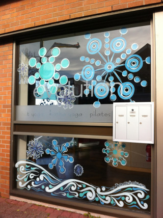 Decorative Window Paintings - Graphic Garden Design Studio