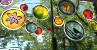Spring & Summer Window Paintings - Graphic Garden Design Studio