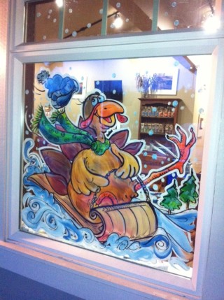 Animals & Winter Window Paintings - Graphic Garden Design Studio