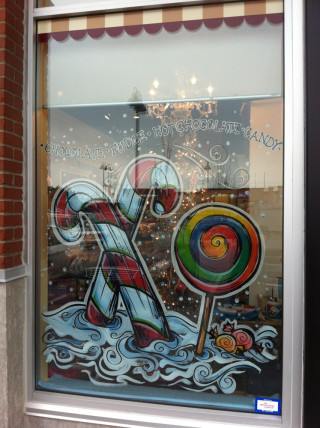 Decorative Window Paintings - Graphic Garden Design Studio