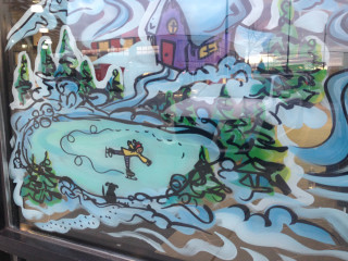 Character Window Paintings - Graphic Garden Design Studio