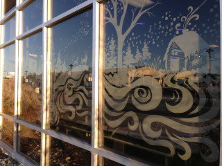 Animals & Winter Window Paintings - Graphic Garden Design Studio