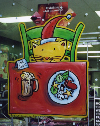 Animals & Winter Window Paintings - Graphic Garden Design Studio