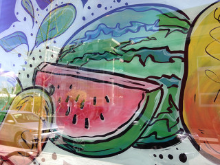 Spring & Summer Window Paintings - Graphic Garden Design Studio