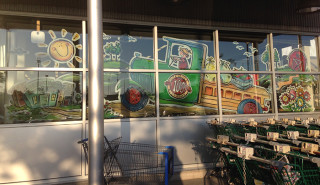 Spring & Summer Window Paintings - Graphic Garden Design Studio