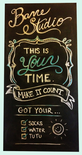 Chalkboard Design - Graphic Garden Design Studio