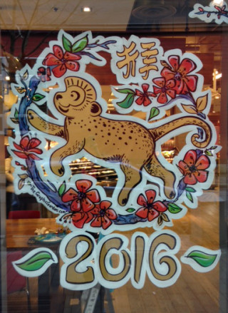 Spring & Summer Window Paintings - Graphic Garden Design Studio